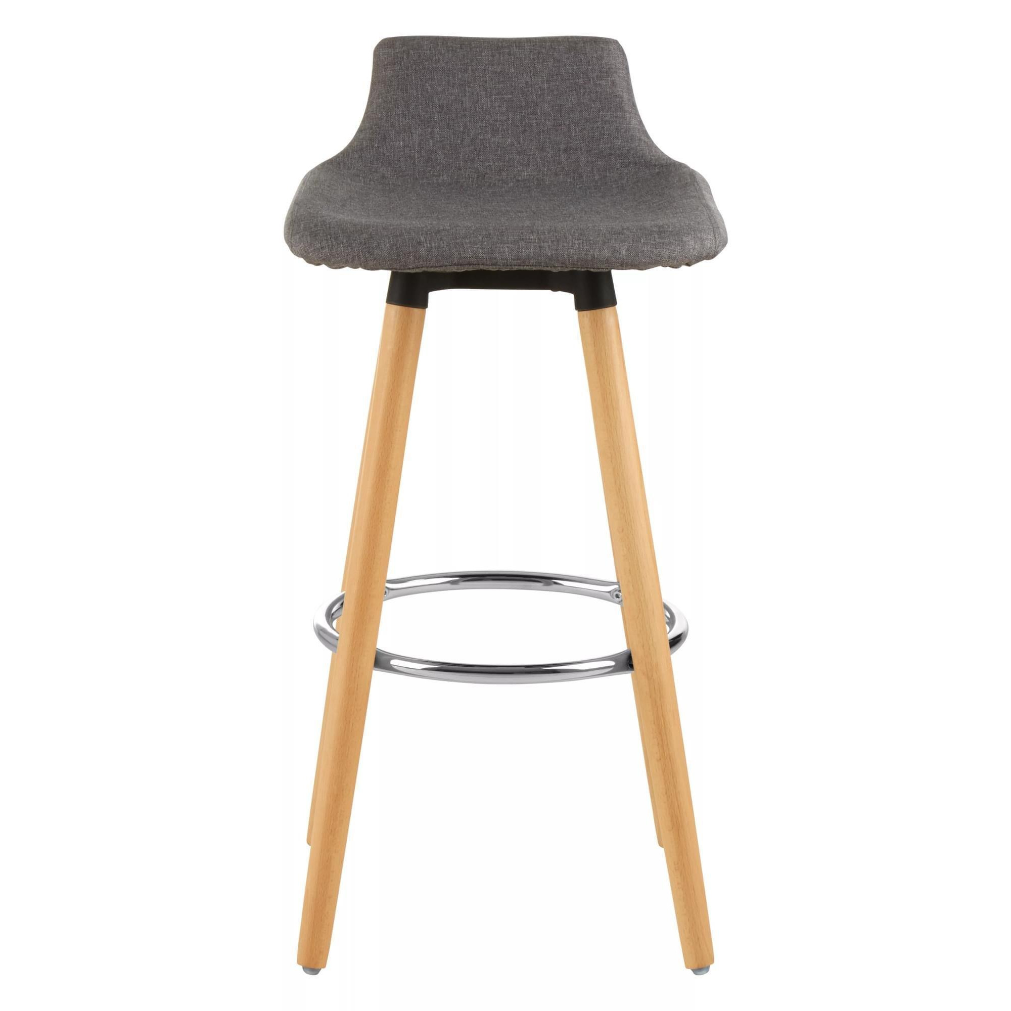 Interiors by Premier Black Bar Stool, Comfortable Seating Breakfast Bar ...