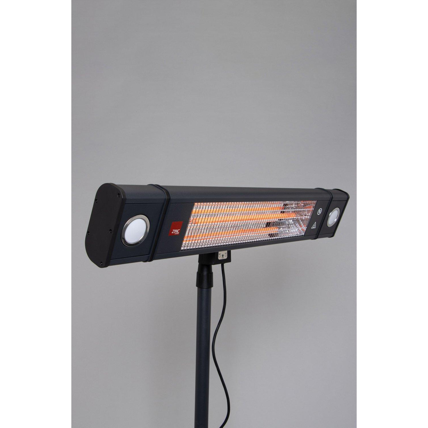 1800W Wall Rounded Rectangle Heater Wall Light by Debenhams | ufurnish.com