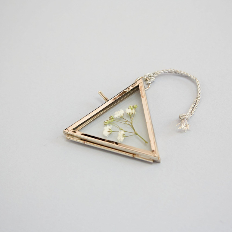 Alia Mini Triangular Glass Hanging Photo Frame by Debenhams | ufurnish.com
