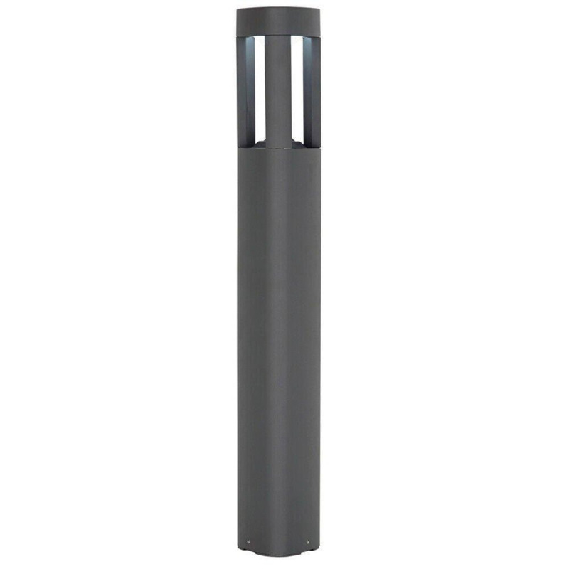 Outdoor Post Bollard Light Grey Triangle IP54 Modern Garden Driveway ...