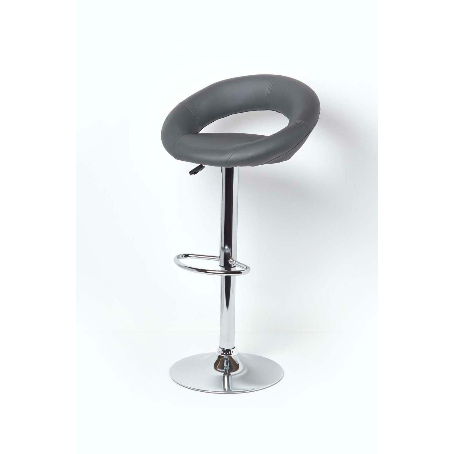 Harrow Faux Leather Swivel Bar Stool by Debenhams | ufurnish.com