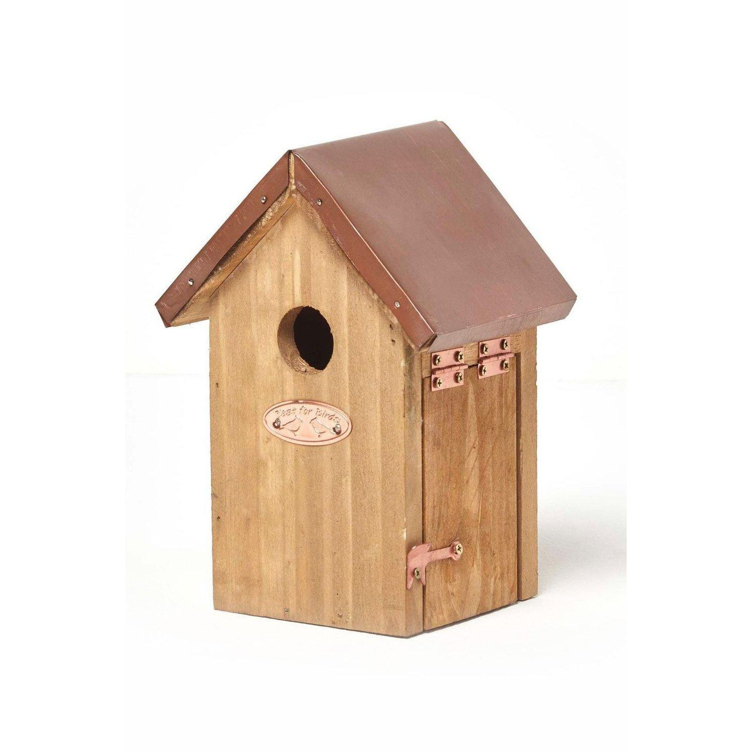 Real Wood Bird Box House with Copper Roof by Debenhams | ufurnish.com