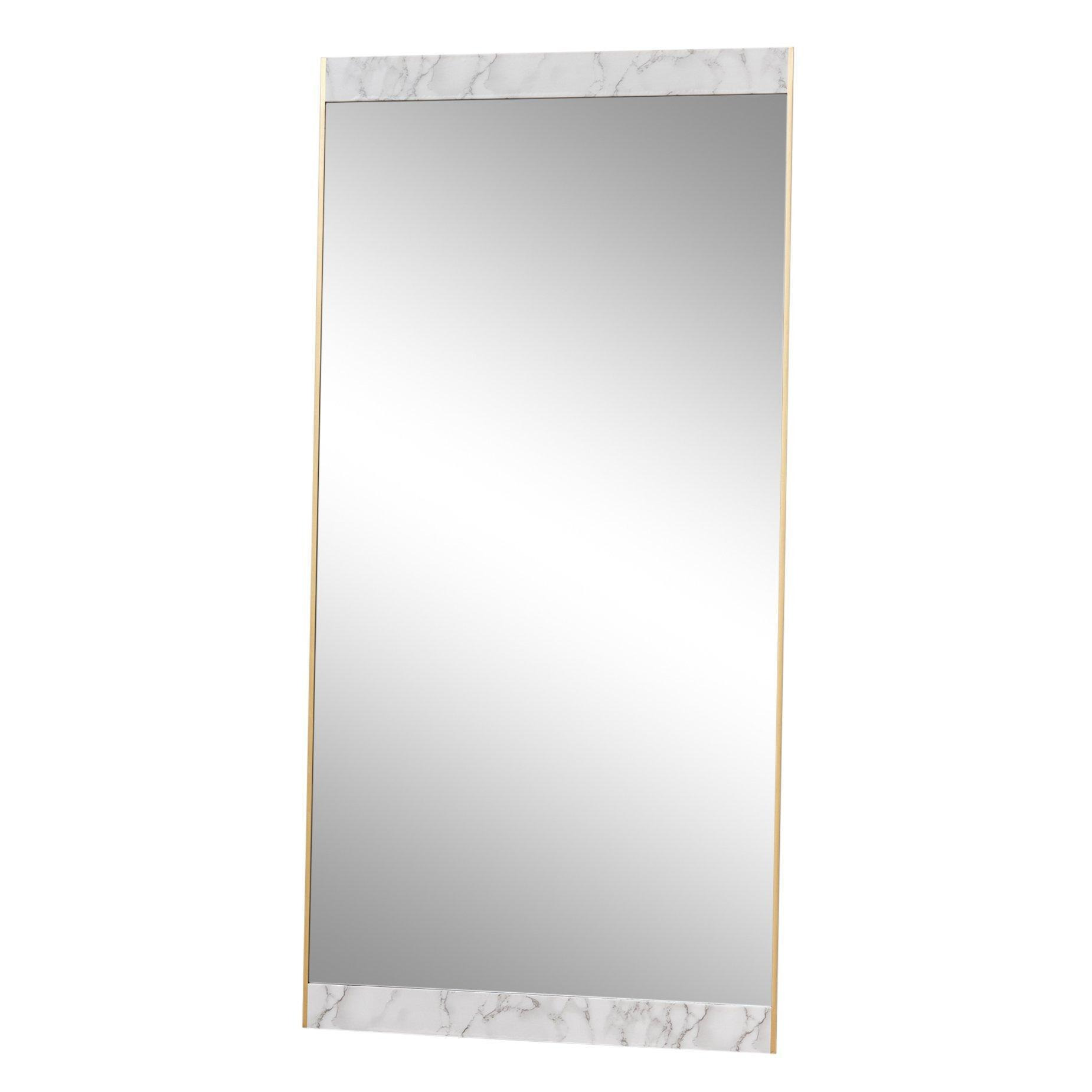 Luxe Gold & Faux Marble Mirror - Large 155cm X 75cm by Debenhams ...