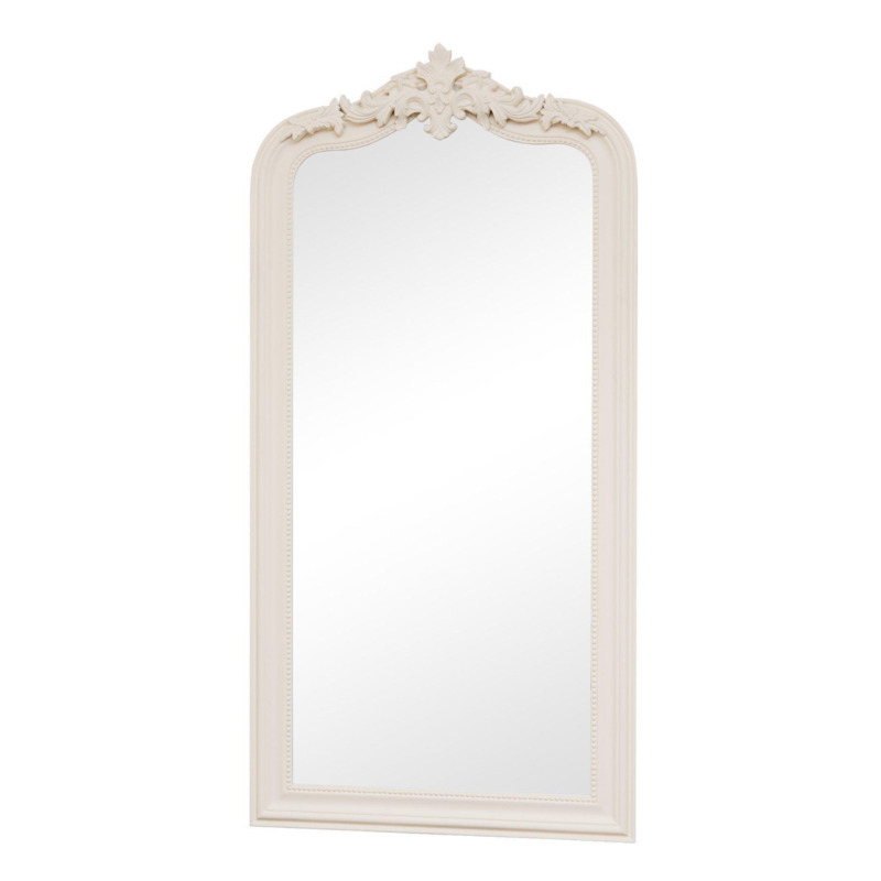 Large Ornate Arched Cream Wall Mirror 78cm X 158cm by Debenhams ...