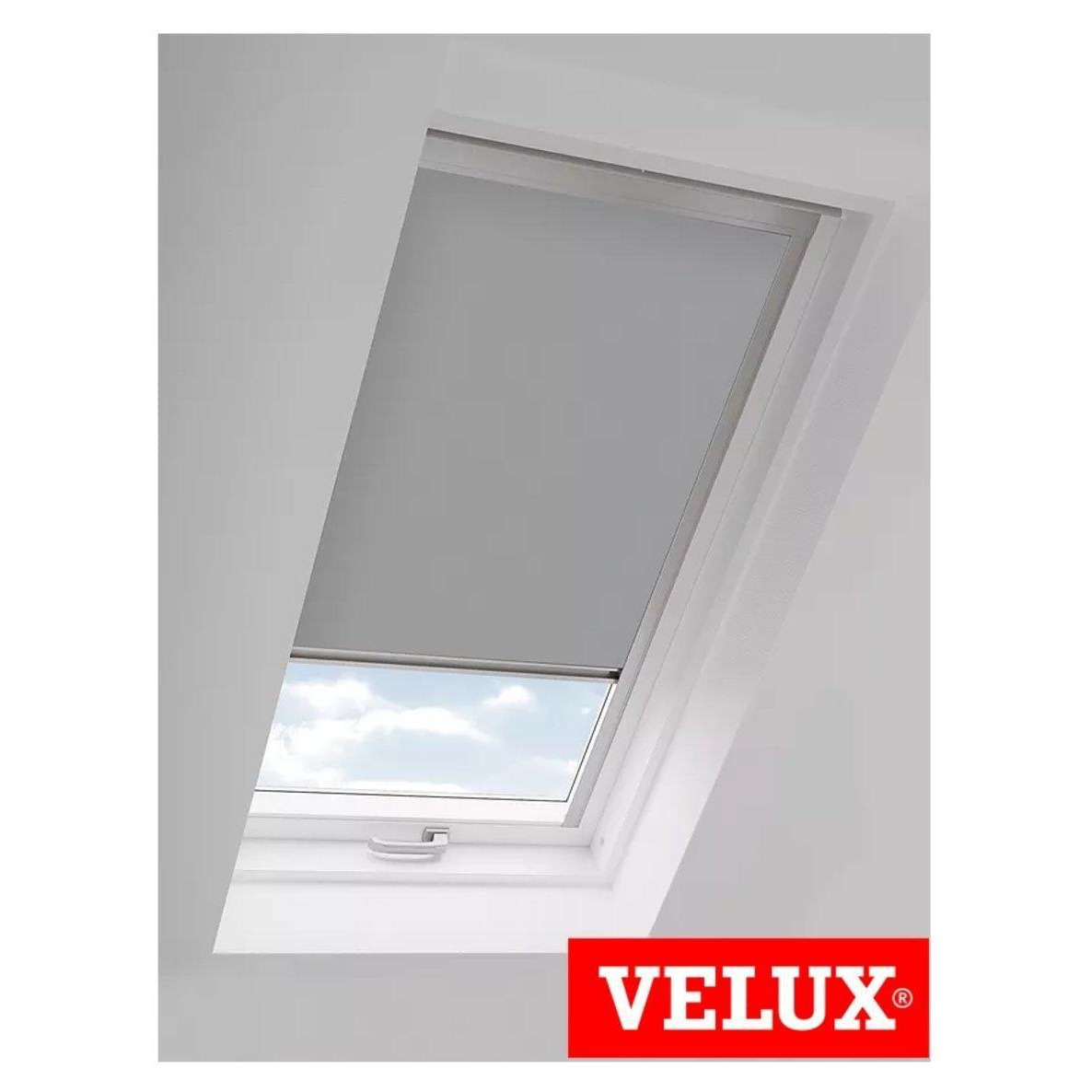 Flint Grey Thermal out Skylight Roller Blinds (Velux Roof Windows G ...