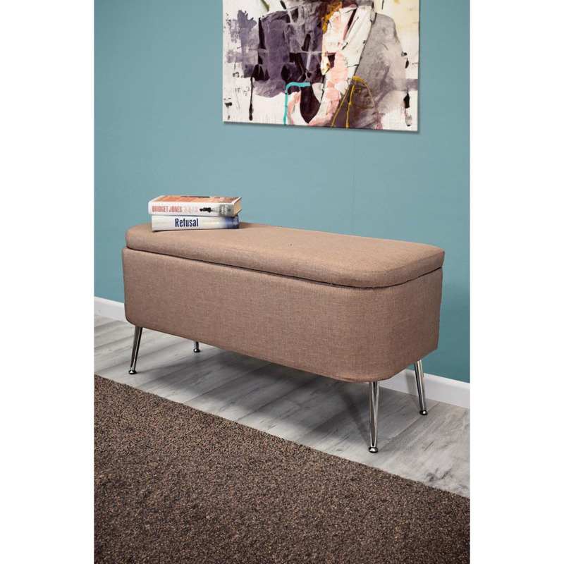 Large Modern Ottoman Bench With Lift Up Storage by Debenhams | ufurnish.com