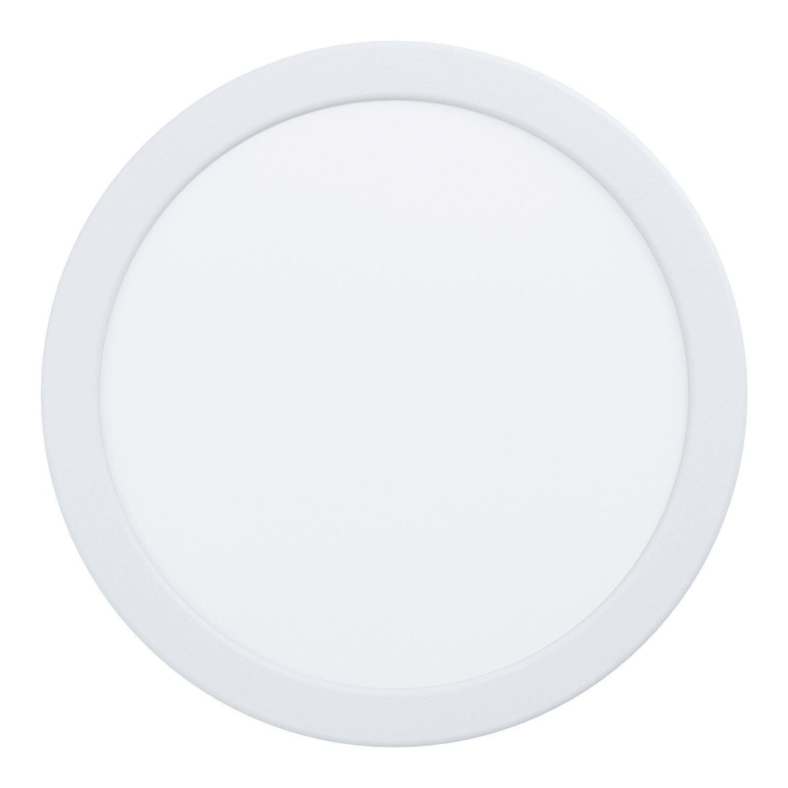 Wall / Ceiling Flush Downlight White Round Spotlight 16.5W Built in LED ...