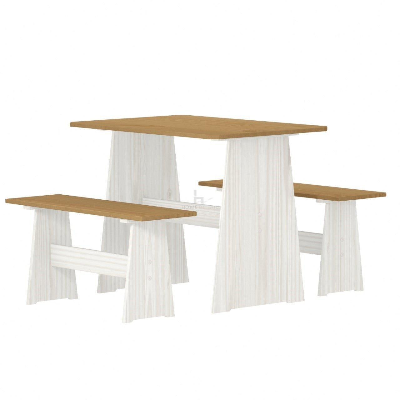 Logan Dining Table & Bench Set by Debenhams | ufurnish.com