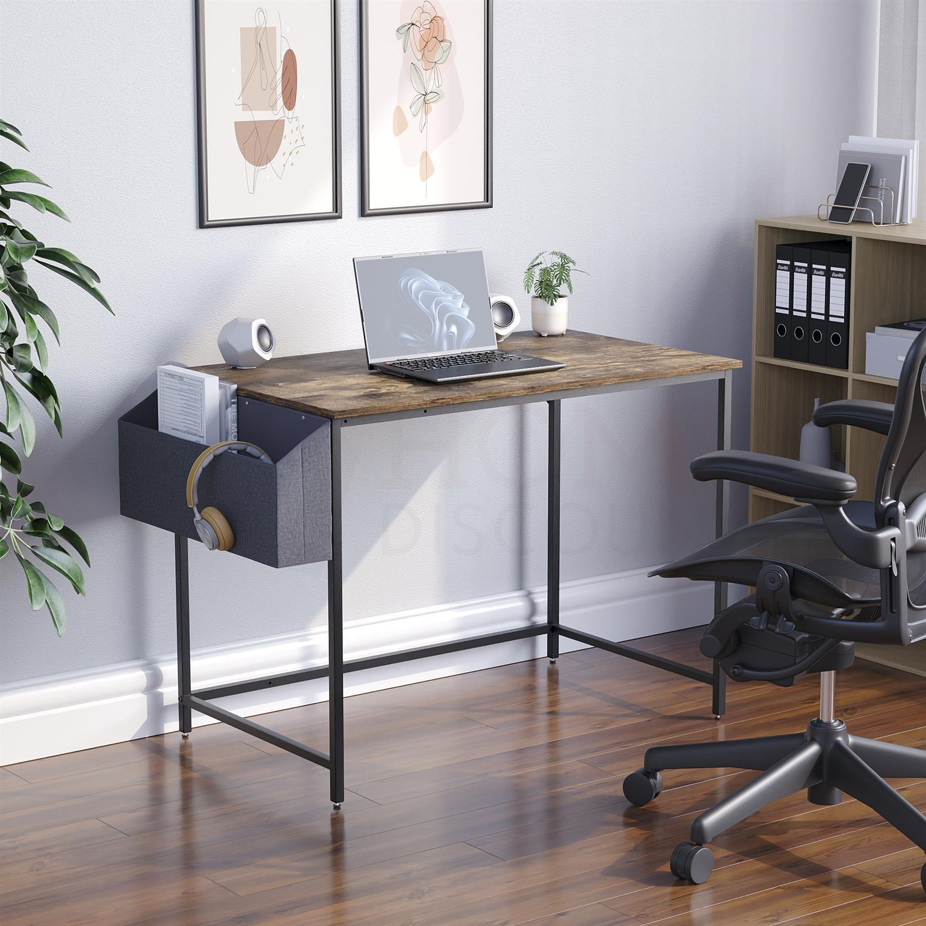 Vida Designs Brooklyn Large Computer Desk Office Study Gaming Table by ...