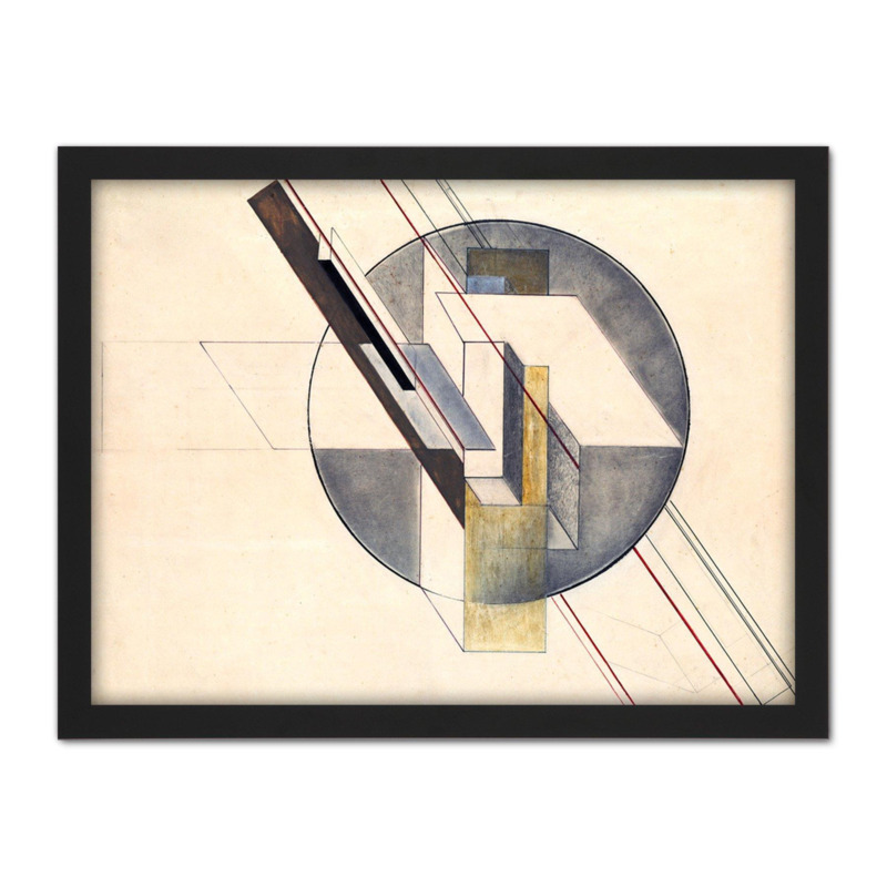 Wall Art Print Klucis Construction Constructivist Painting Large Framed ...