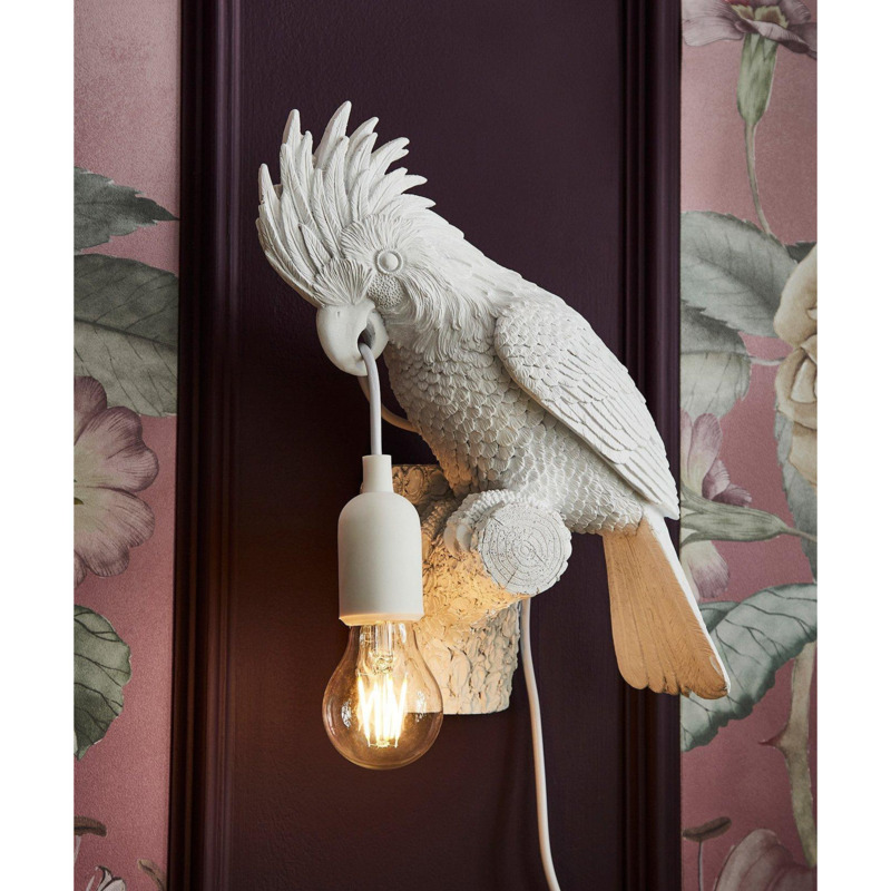 Perched Cockatoo Wall Light by Debenhams | ufurnish.com