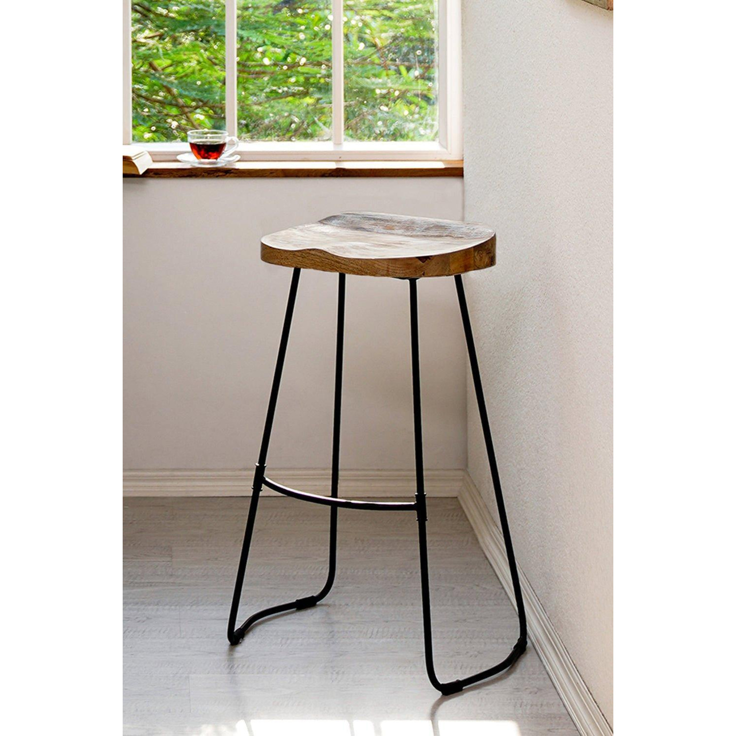 'Romboss' Saddle Seat Bar Stool by Debenhams | ufurnish.com