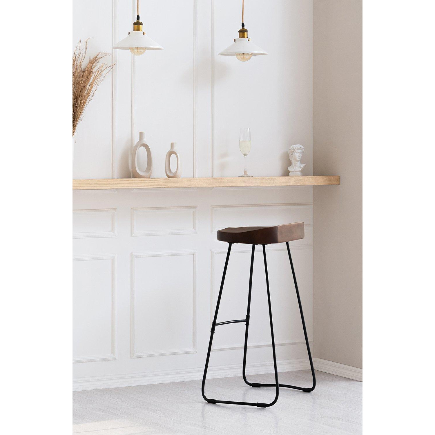 'Romboss' Saddle Seat Bar Stool by Debenhams | ufurnish.com