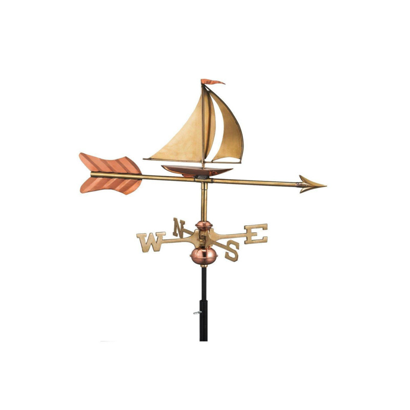 Sail Boat Cottage Copper Weathervane by Debenhams | ufurnish.com