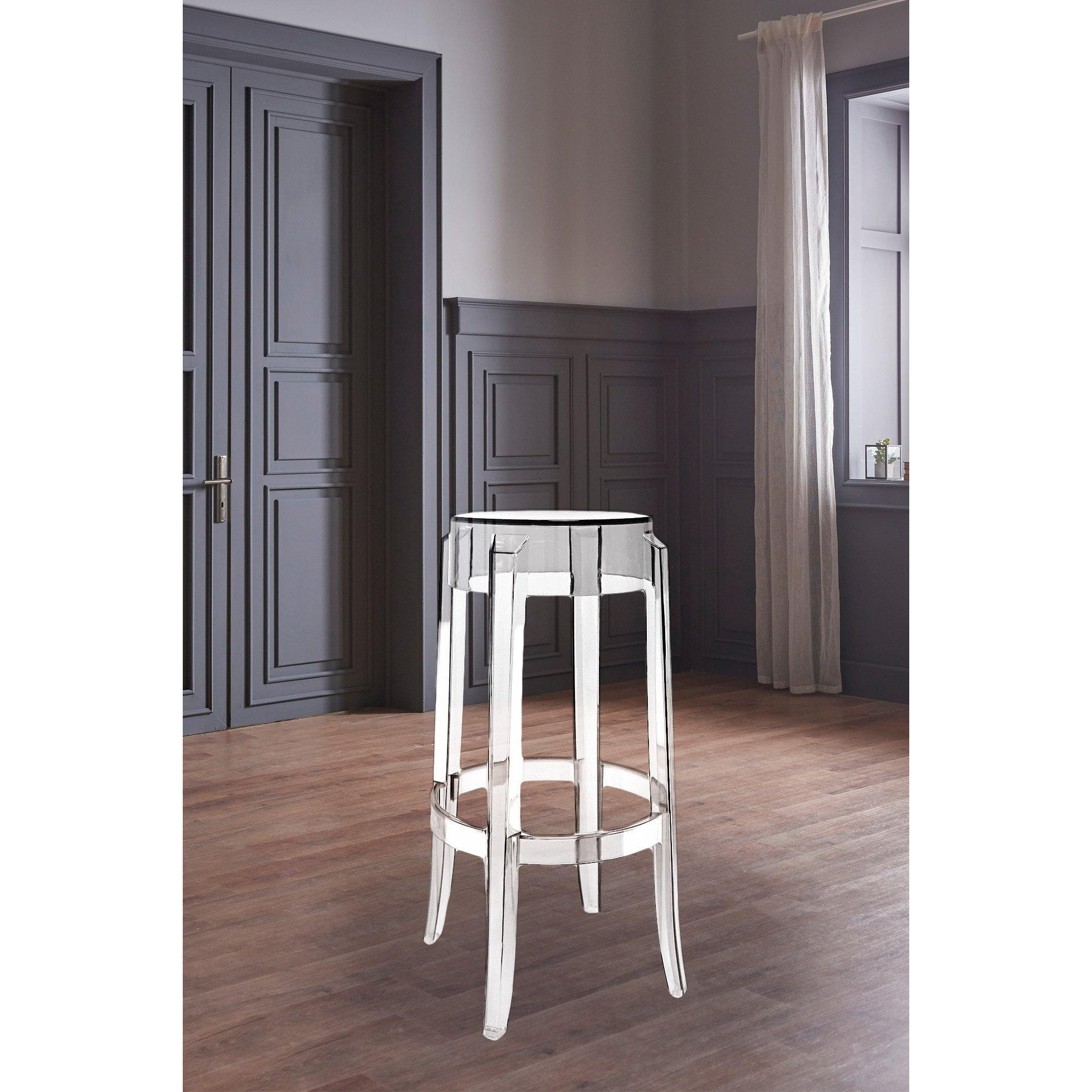 Ghost Style Bar Stool - 76cm by Debenhams | ufurnish.com