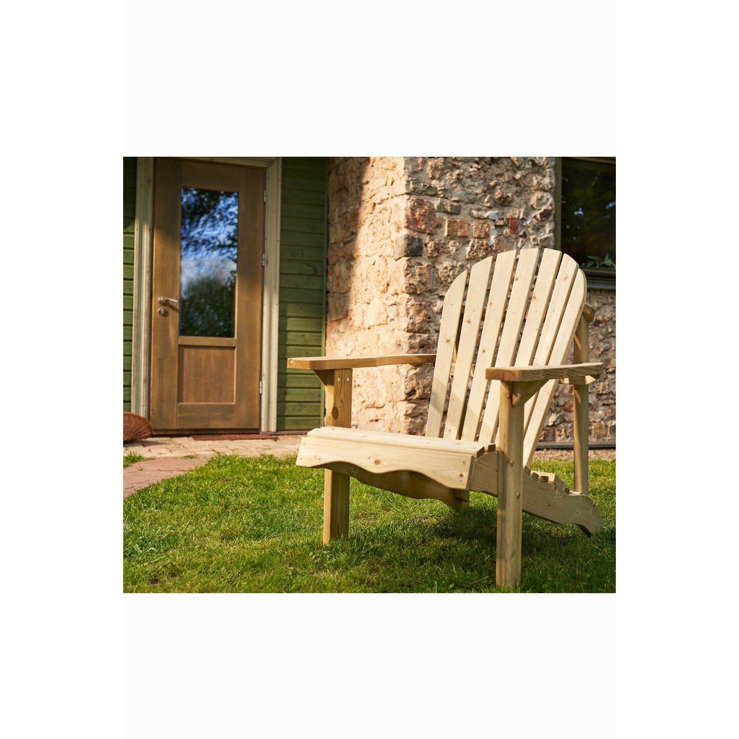 Adirondack Single Wooden garden chair by Debenhams | ufurnish.com
