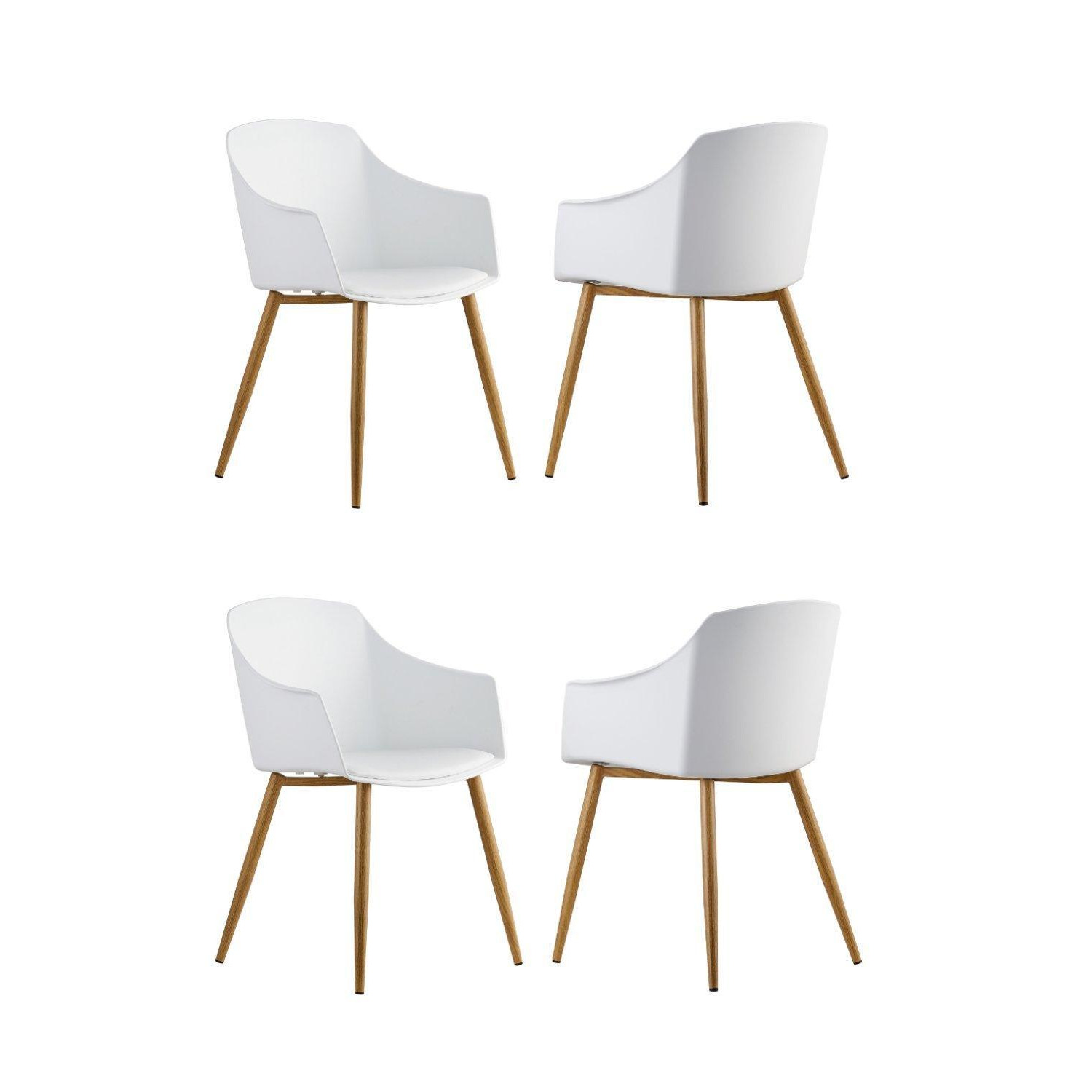 Eden' Dining Chairs Set of 4 by Debenhams | ufurnish.com