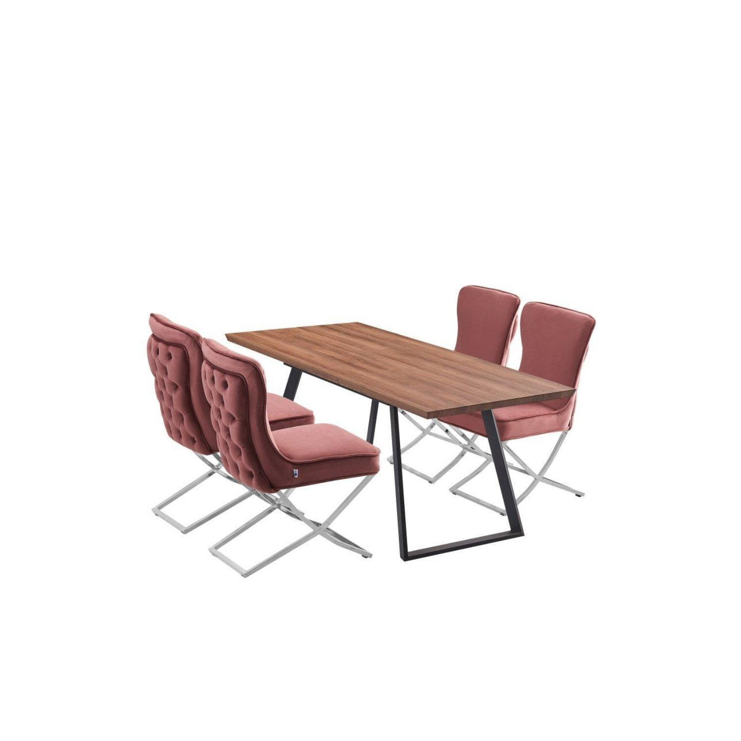 'Trafalgar Toga' LUX Dining Set a Table and Chairs Set of 4 by ...