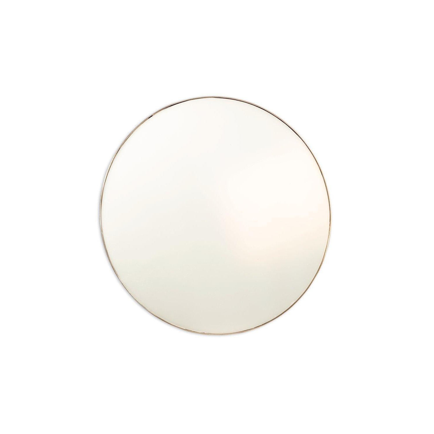 Large Round Mirror with Gold Frame by Debenhams | ufurnish.com