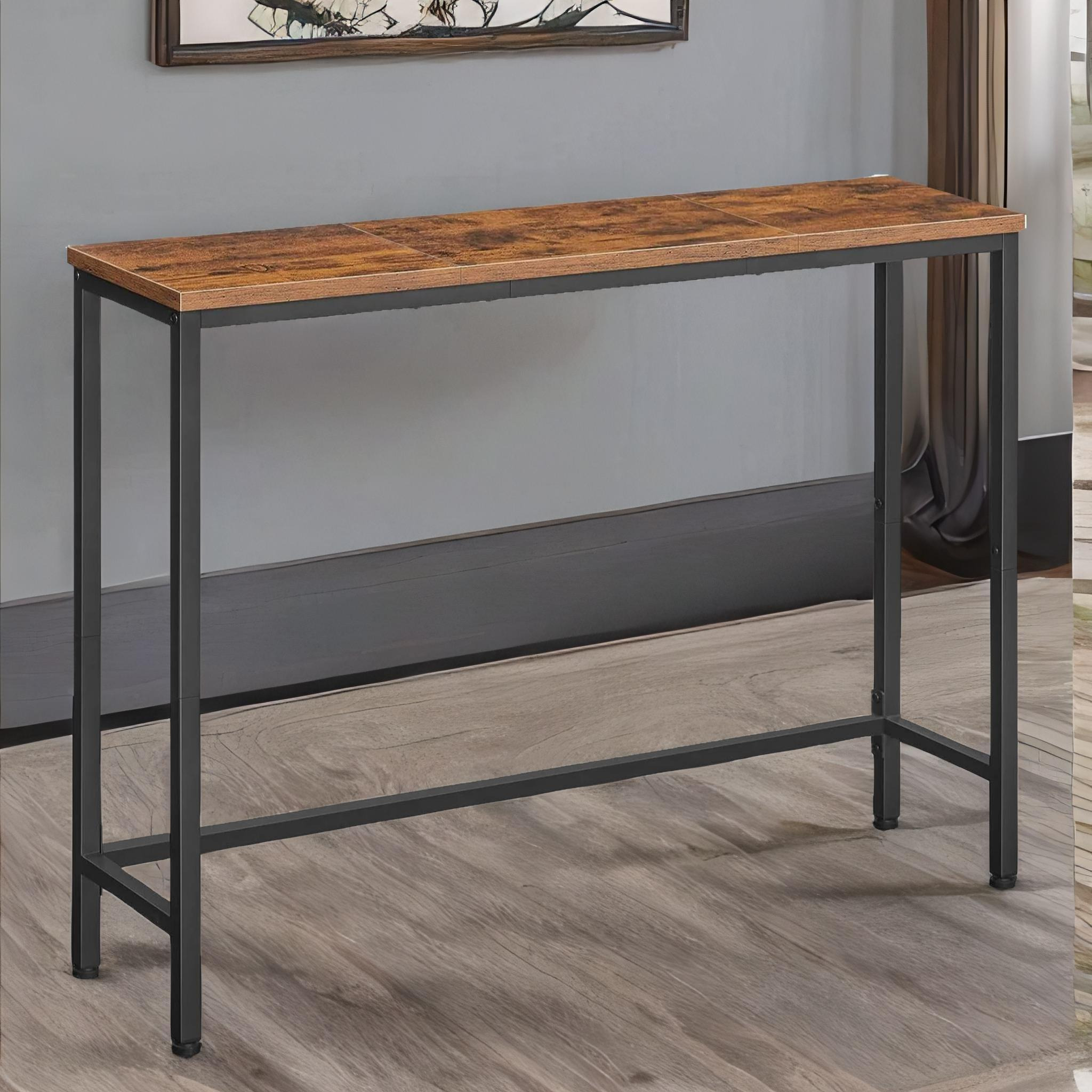 Industrial Rustic 100CM Wide Console Table by Debenhams | ufurnish.com
