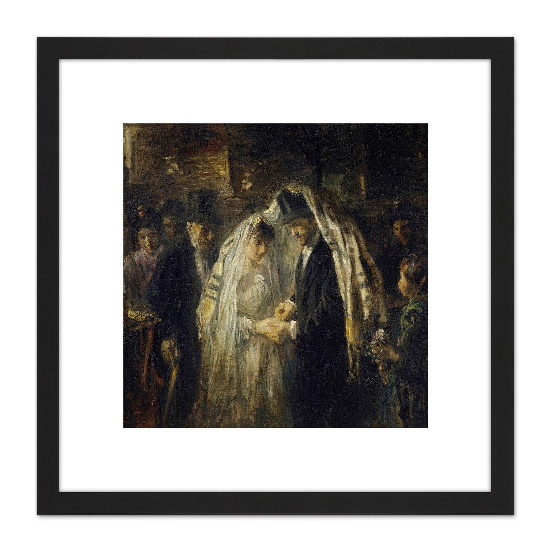 Jozef Israels Jewish Wedding Celebration Painting 8X8 Inch Square ...