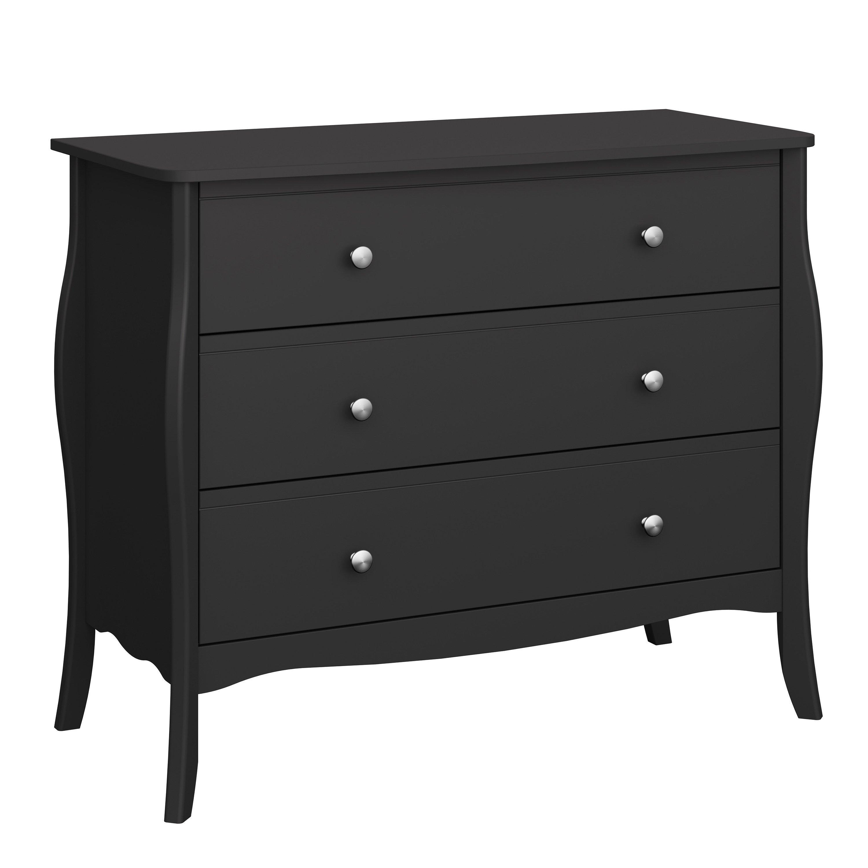 Baroque 3 Drawer Wide Chest by Debenhams | ufurnish.com