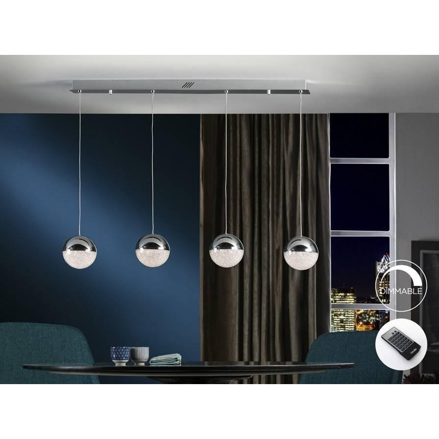 Sphere Integrated LED Dimmable Bar Ceiling Pendant with Remote Control ...