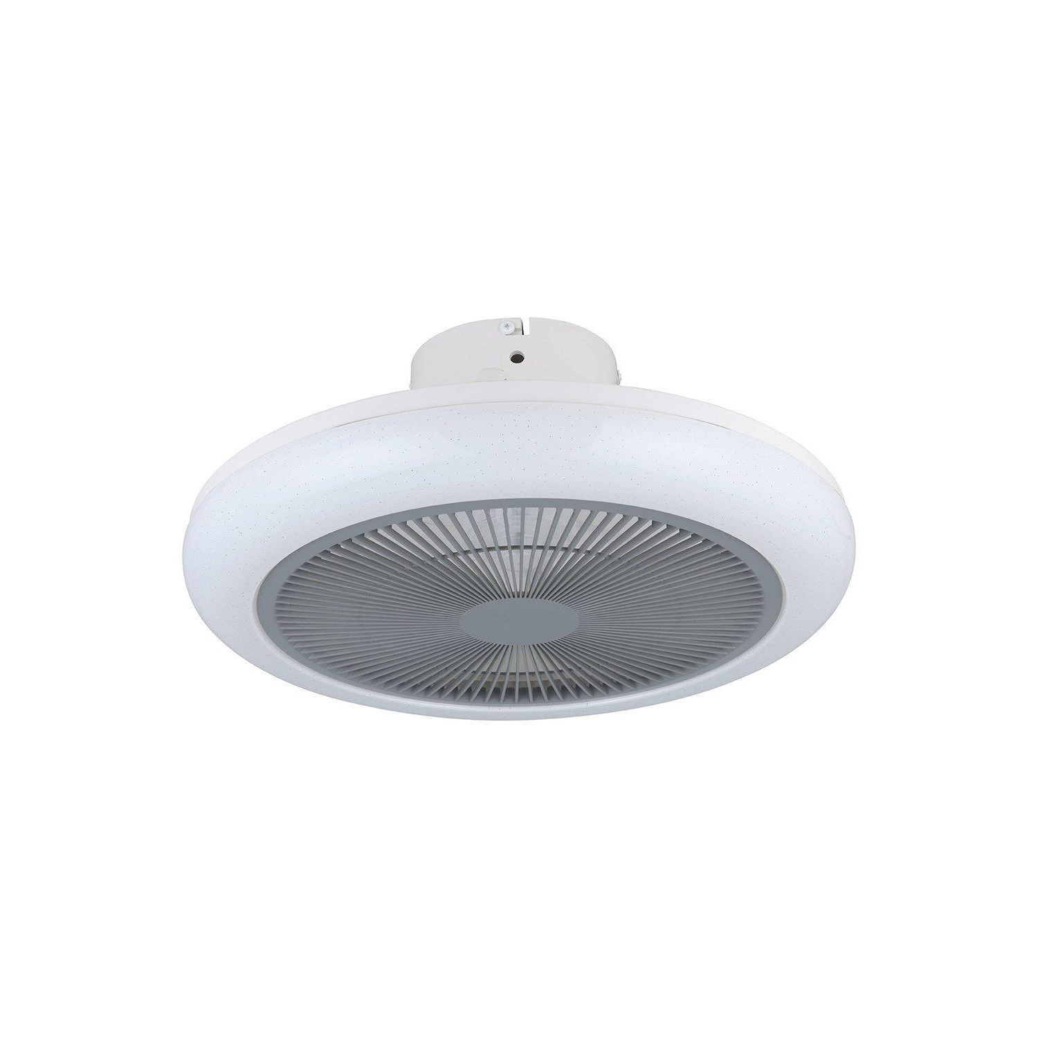 Kostrena Compact Grey Ceiling Fan With Integrated LEDs by Debenhams ...