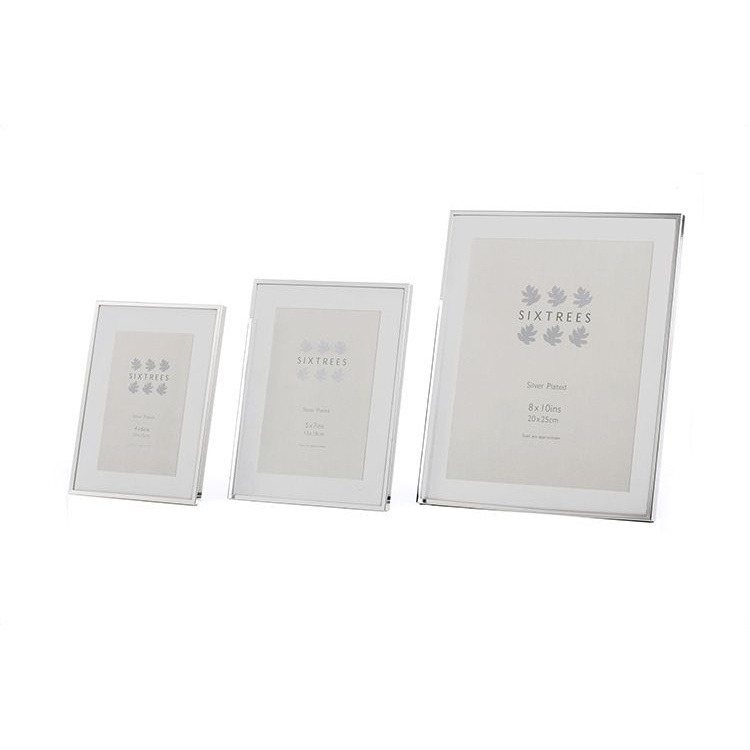 Sixtrees Park Lane Photo Frame - Silver Plated - 5x7, Decor by Downtown ...