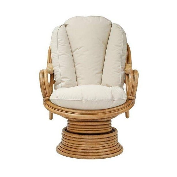 Daro Reno Swivel Rocking Chair Natural Wash - Frame Only by Downtown ...