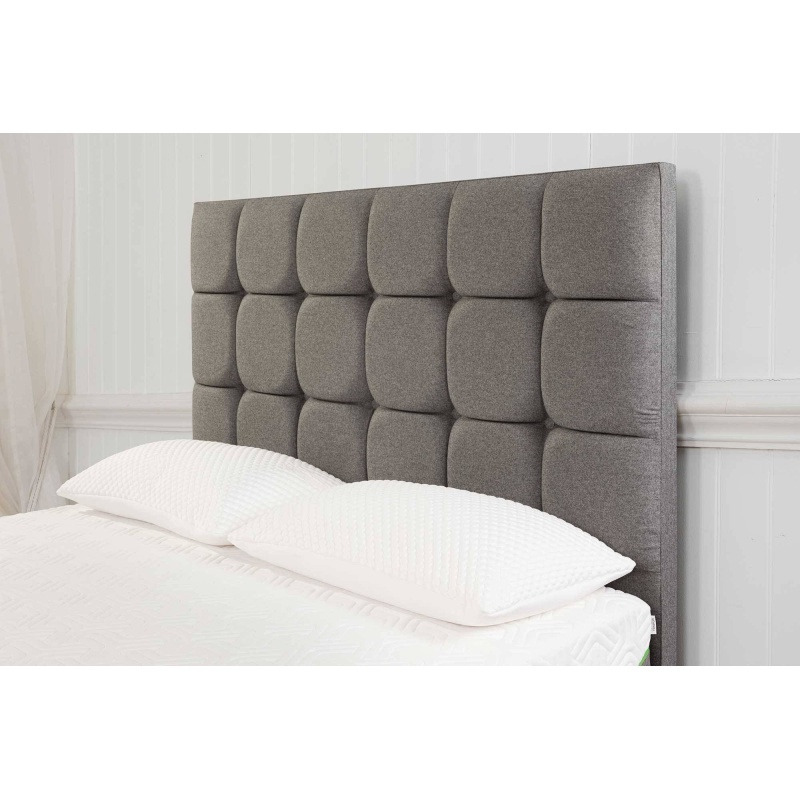 Tempur Moulton Buttoned Headboard - Single, Tweed, Double/Super King ...