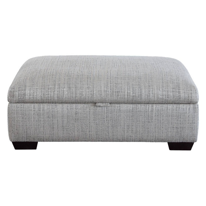 Parker Knoll Large Storage Footstool - Leather by Downtown | ufurnish.com