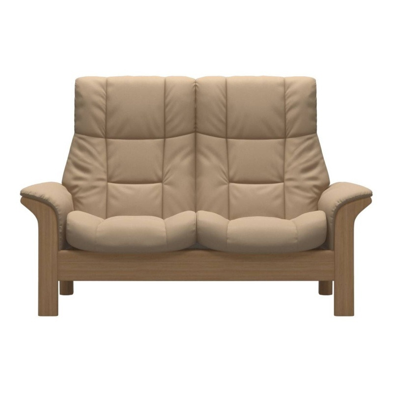 Stressless Quickship Windsor 2 Seater High Back Sofa - 2 Seater ...