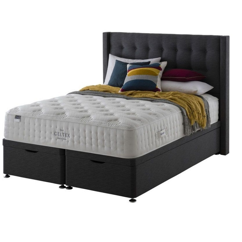 Silentnight Palatial Geltex Full Ottoman Divan Set - 180cm Super King ...