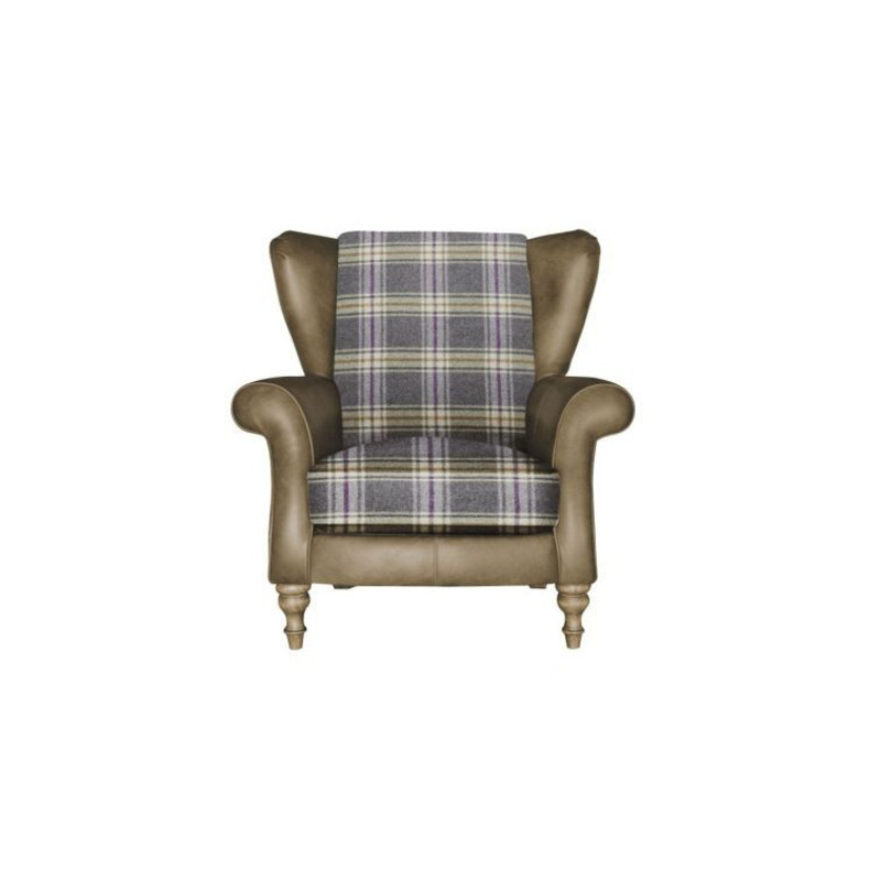 Alexander & James Blake Wing Chair, Leather by Downtown | ufurnish.com