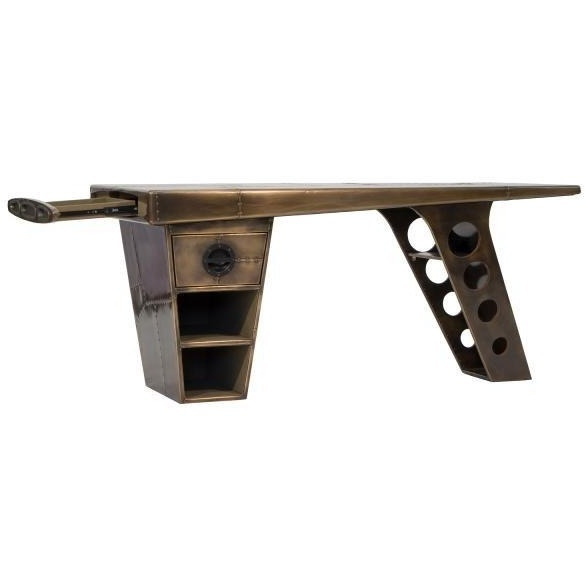 Downtown Vulcan Half Wing Desk by Downtown | ufurnish.com