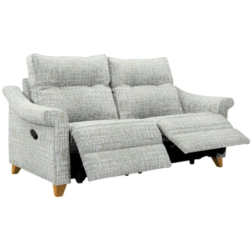 G Plan Riley Recliner Sofa - Small Sofa - Leather Grade L - Electric ...