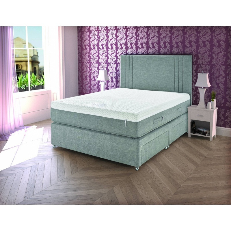 Kaymed Levitate Gold 2000 Platform Top Divan Set - 180cm Super King - 4 ...