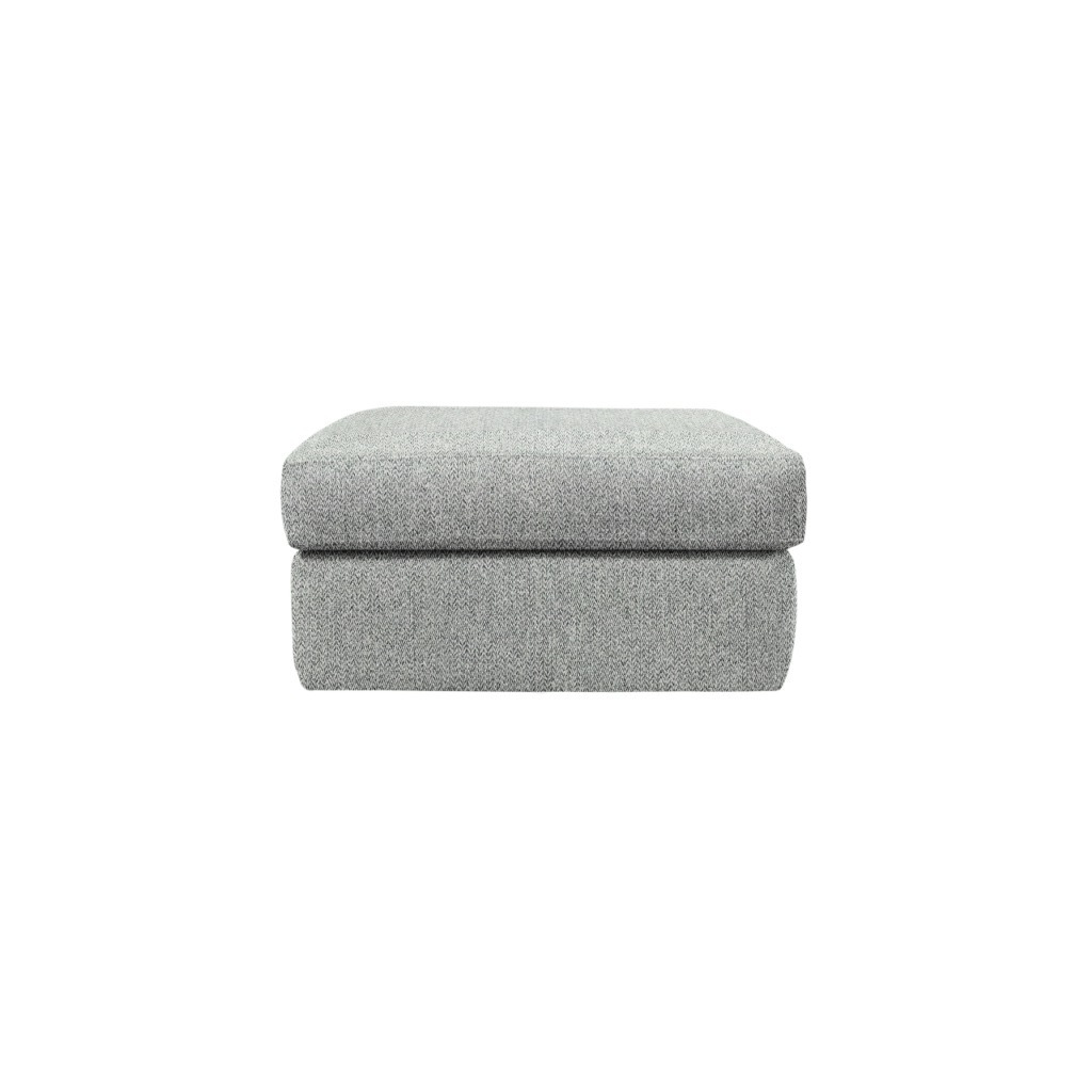 G Plan Seattle Footstool - Fabric Grade W - Metal Castor Feet, Wood by ...