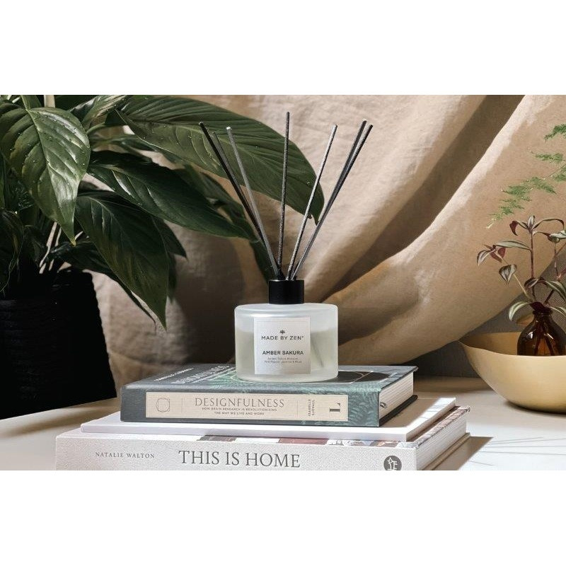 Madebyzen Made by Zen Amber Sakura Luxury Reed Diffuser, Floral by ...