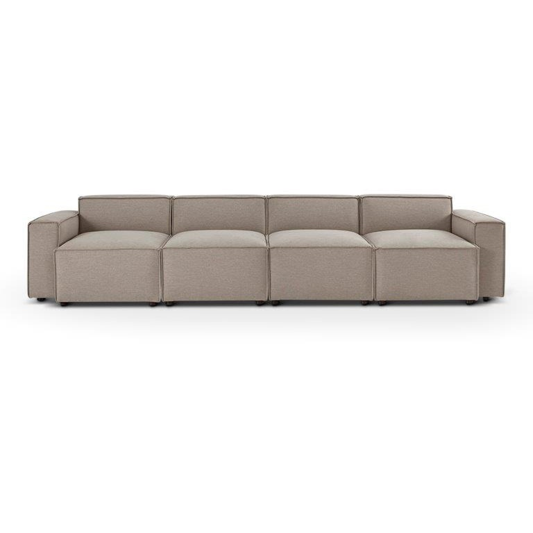 "Swyft Model 03 Modular Sofa - Linen Pumice - 2 Seater Configuration 1 ...