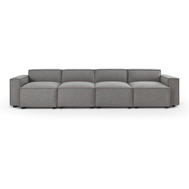 Swyft Model 03 Modular Sofa - Linen Shadow - 3 Seater Configuration 3 ...