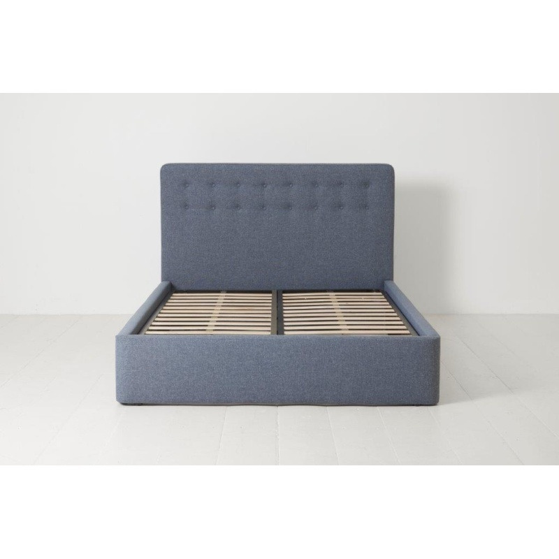 Swyft Bed 01 Bed Frame - Linen Midnight - Single, Faux Leather by ...