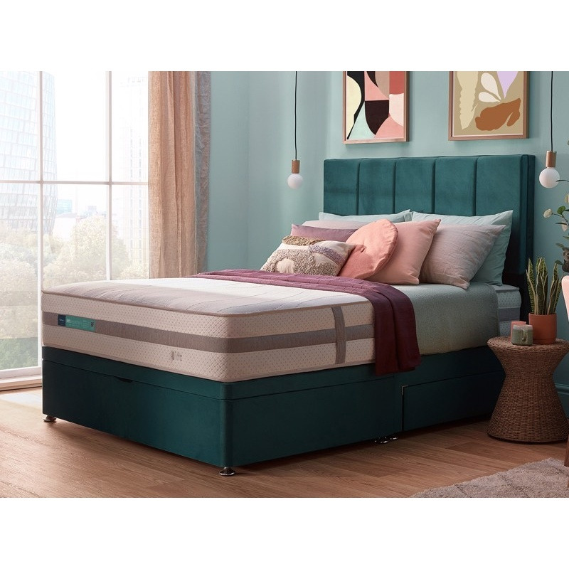 Silentnight Replenish Half Ottoman Divan Set - 150cm King - No Drawers ...