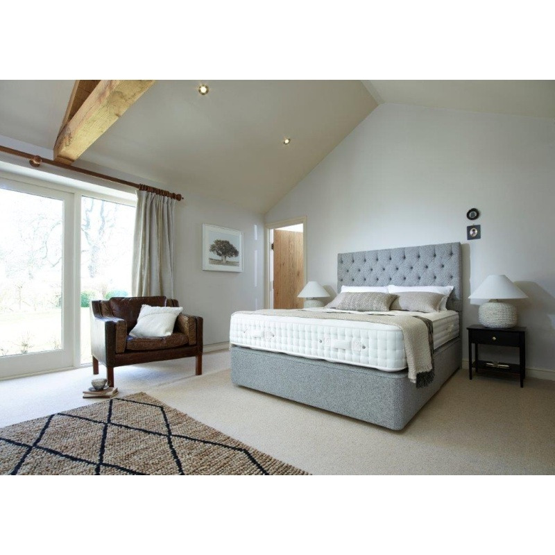 Harrison Spinks Jasmine Mattress - 180cm Super King Zip and Link, Wool ...