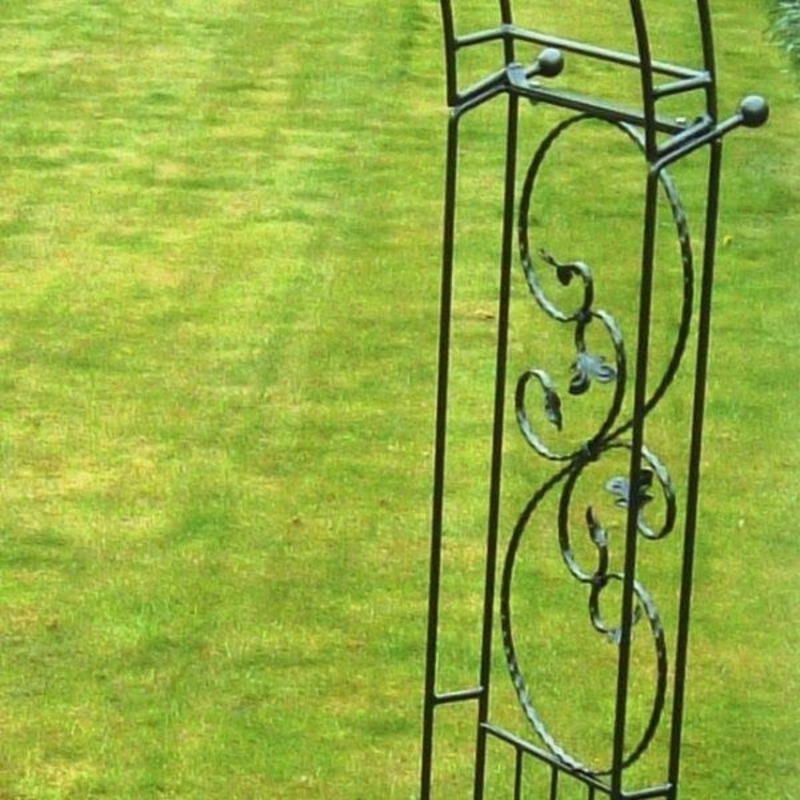 PoppyForge Poppy Forge Imperial Garden Bower - Rust, Steel, Floral by ...