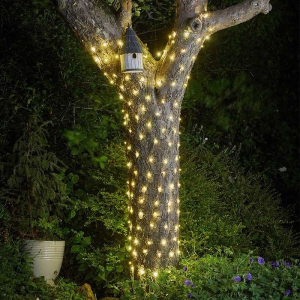 Smart Garden Ultra Solar Firefly String Lights, 200 LEDs, Trellis by ...