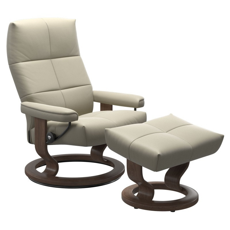 Stressless David Chair With Classic Base - Medium - Cori Leather by ...
