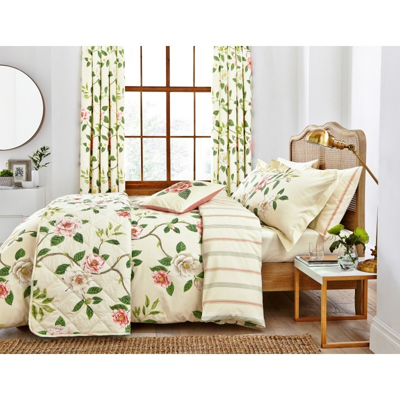 Sanderson Options Christabel Cream Duvet Set - Single, Embroidered by ...