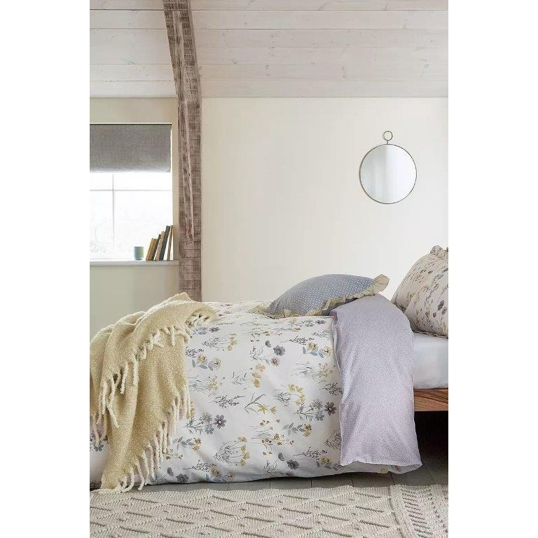 Helena Springfield Clairemont Cotton Yellow Duvet Cover Set - Single ...